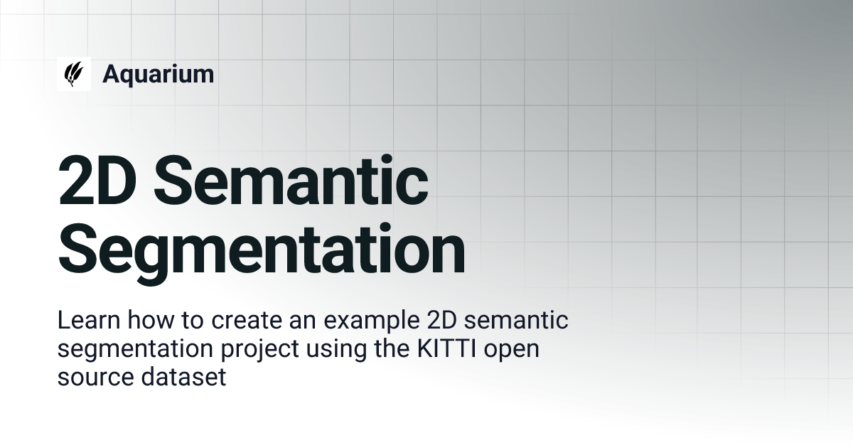 2D Semantic Segmentation | Aquarium